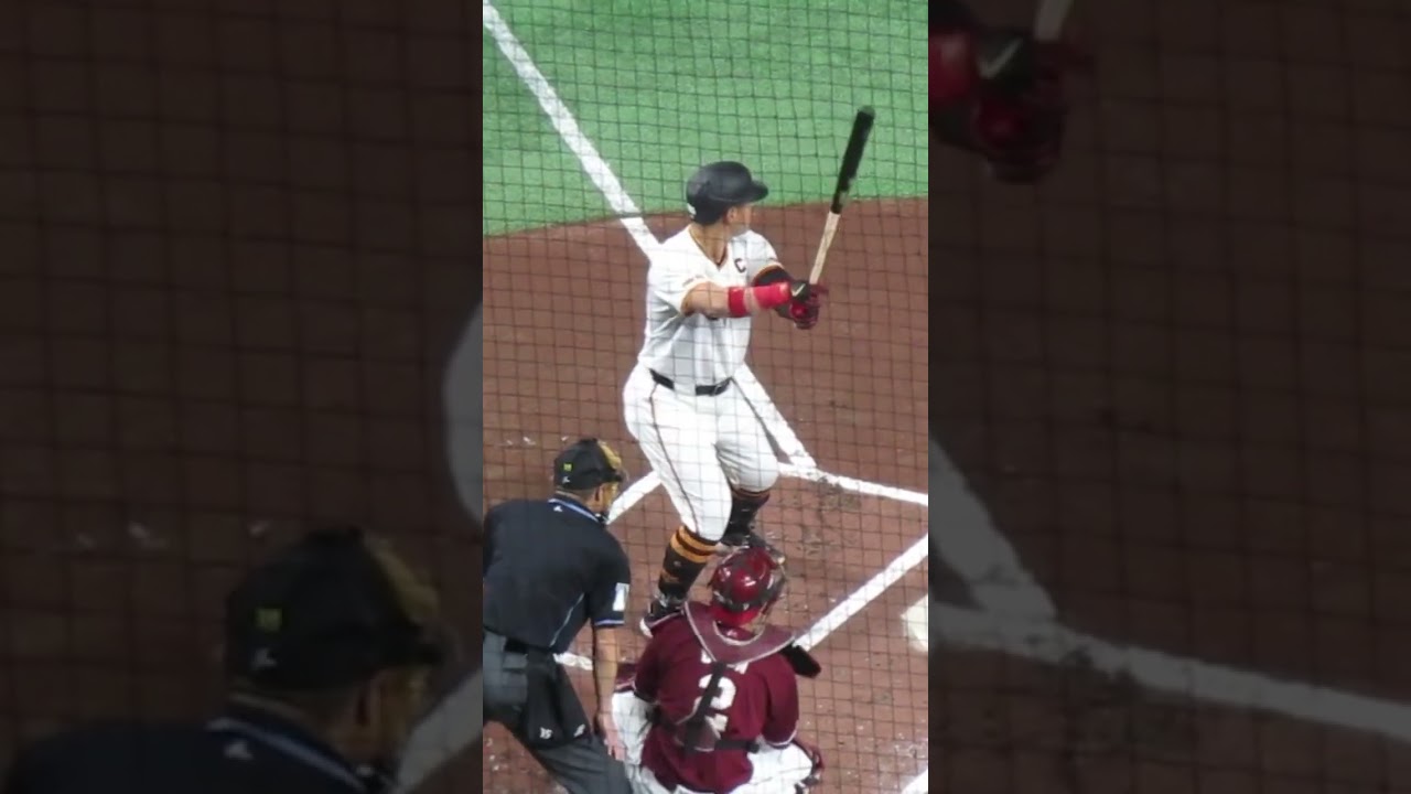 【巨人】岡本和真（2024）のバッティングフォーム＜読売ジャイアンツ対 楽天イーグルス 2024年3月22日＞ #岡本和真 - NPBHUB - Nippon Professional ...